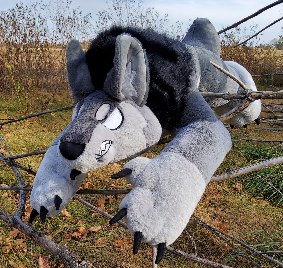 Giant Grey Werewolf Plush| Lairbrew