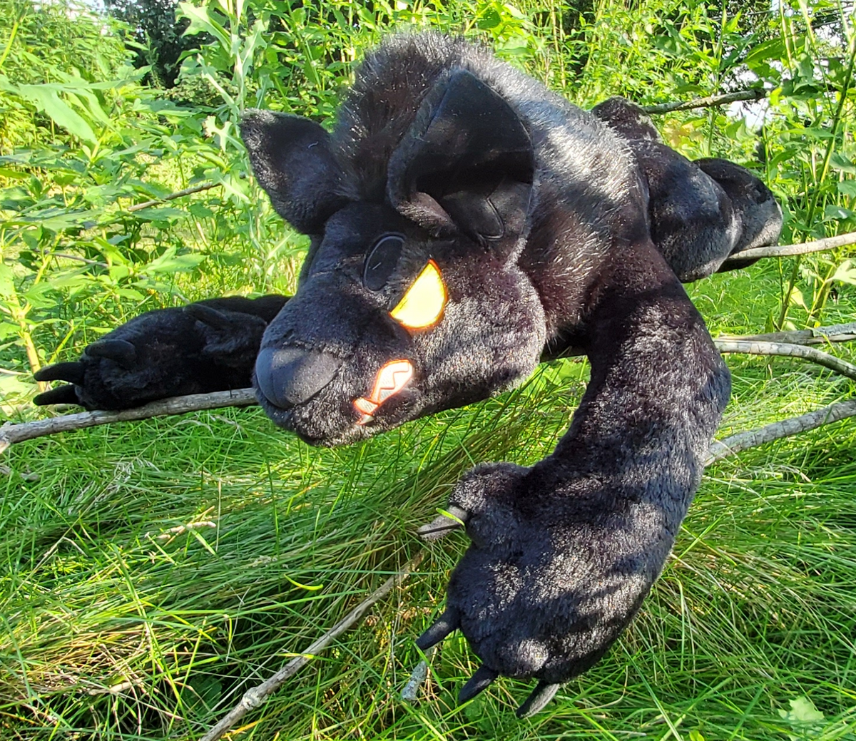 STUFFED Black Werewolf Plush| Lairbrew