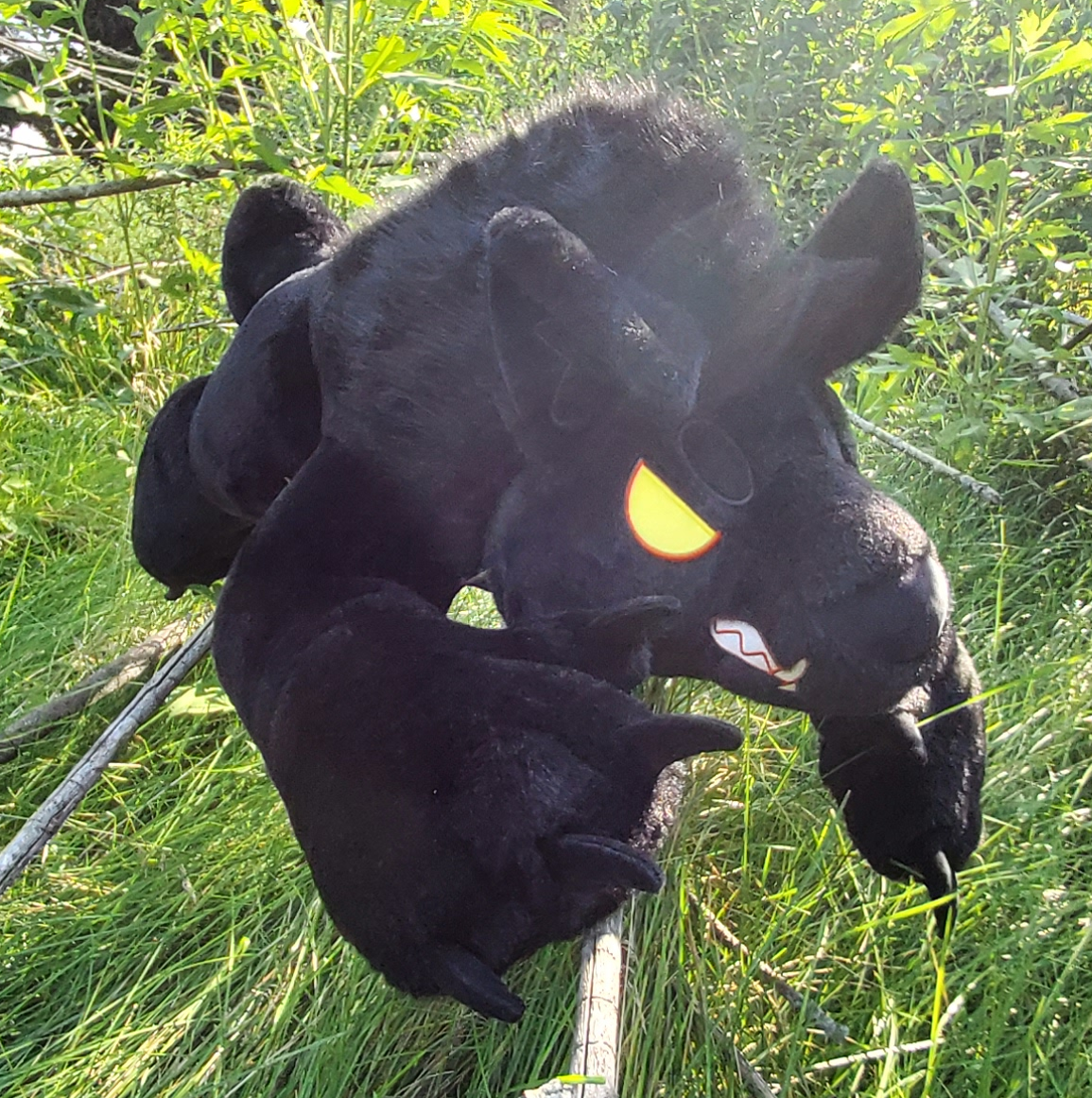 STUFFED Black Werewolf Plush| Lairbrew